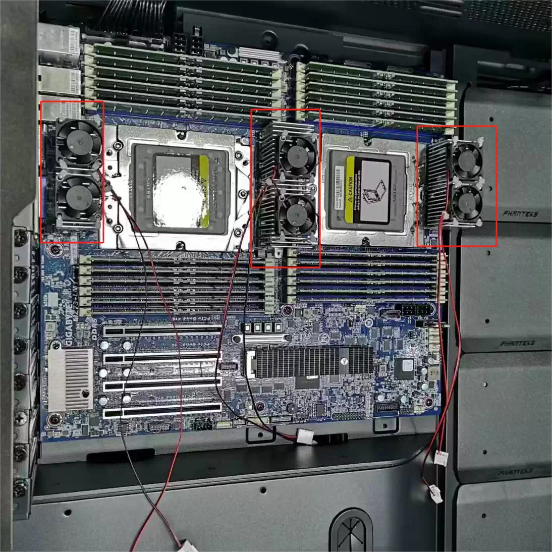 技嘉MZ73-LM0/MZ73-LM1/MZ73-LM2 AMD IPMI 配套散热片 双路主板