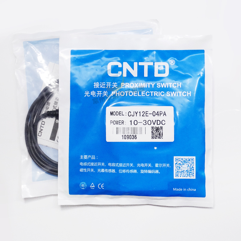 [USD 9.59] CNTD induction CJY12E-04PA proximity ZBY switch pnp three-line permanent-open m12 ...