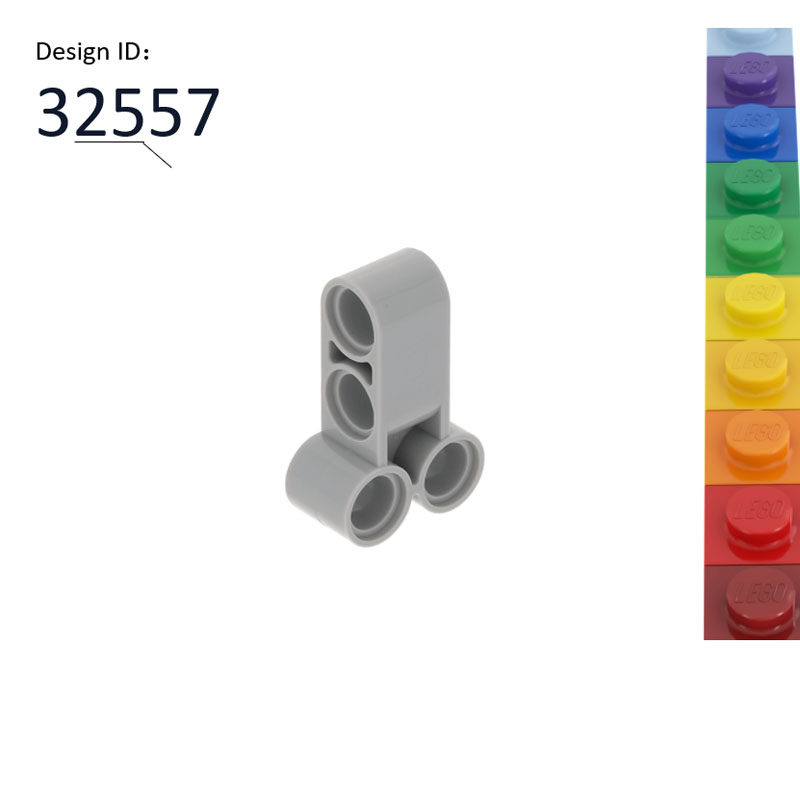 LEGO乐高 科技配件 32557 链接件 黑，红，浅灰 全新