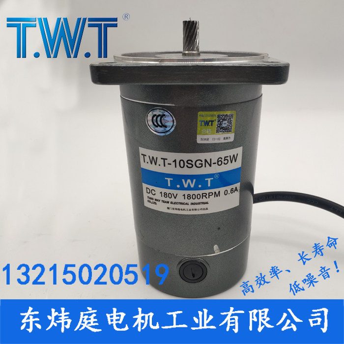 TWT motor 10SGN-65W DC J gear motor 10SP 10SGU Taiwan Dongweiting Motor