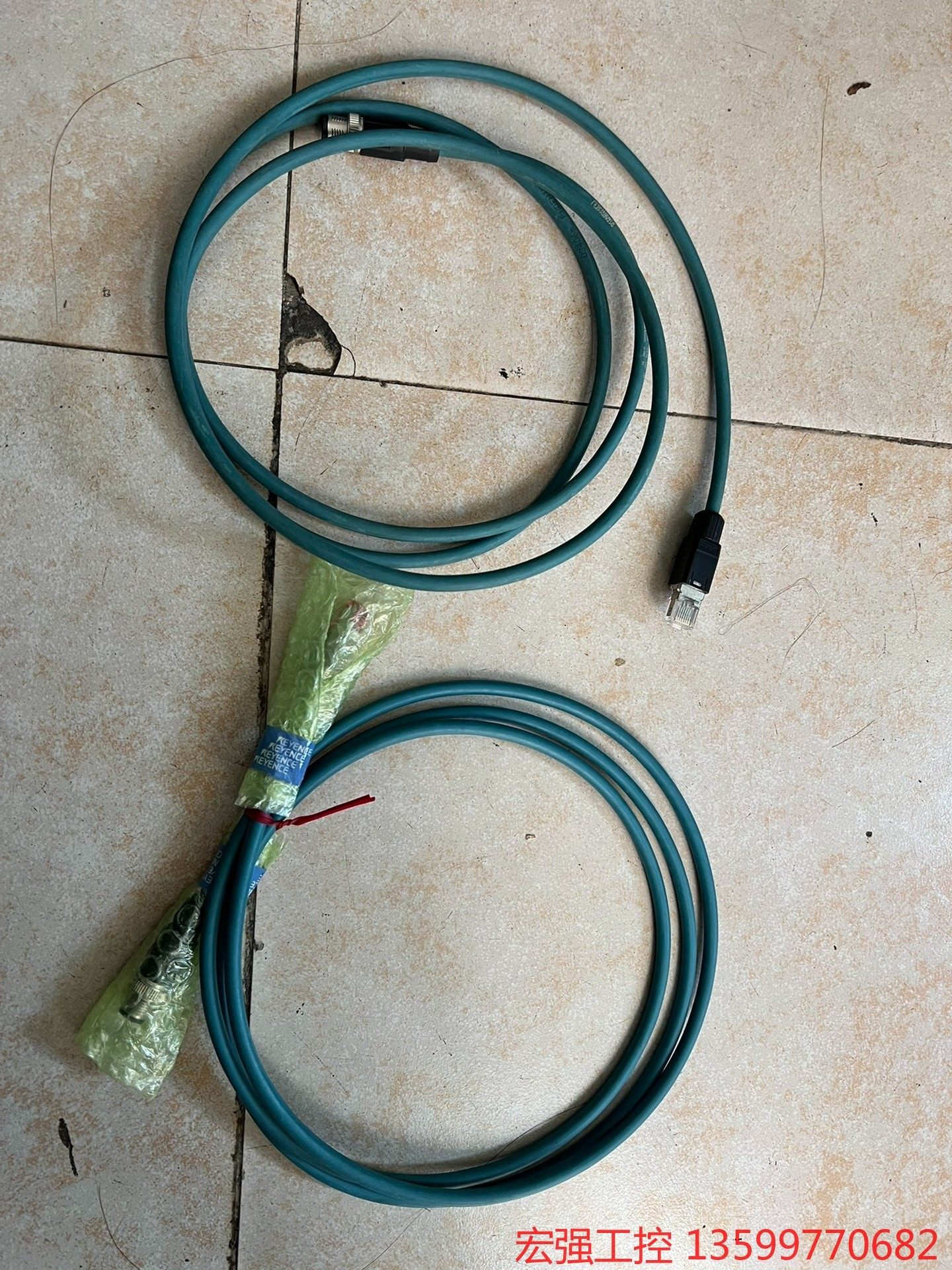 （宏强工控）基恩士读码器网络传输线E335024，评价 - 淘宝网