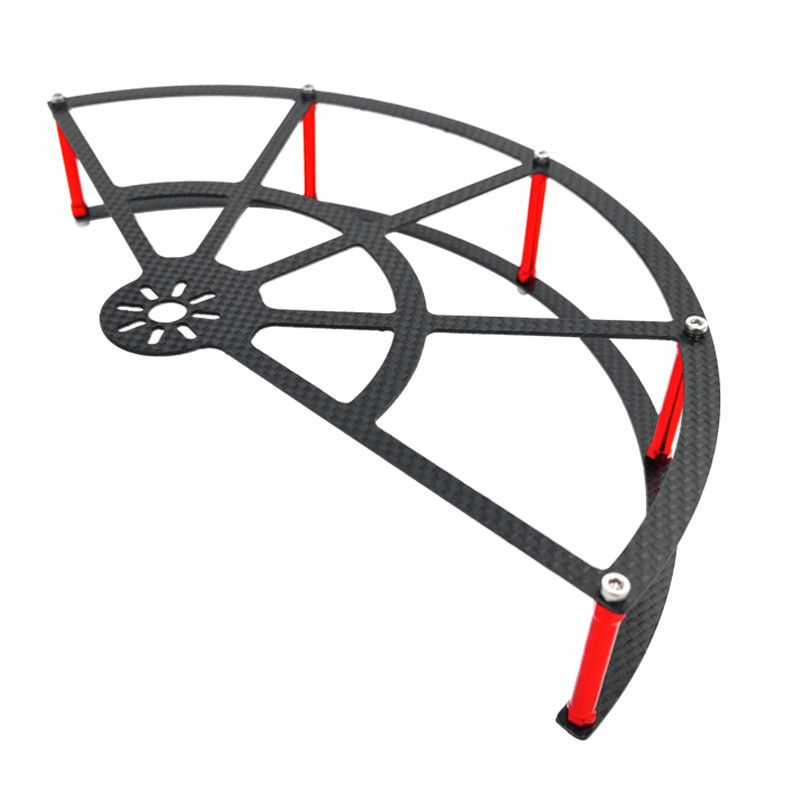 INNLOI DIY 10 inch drone propeller guard carbon fiber anti-collision ...
