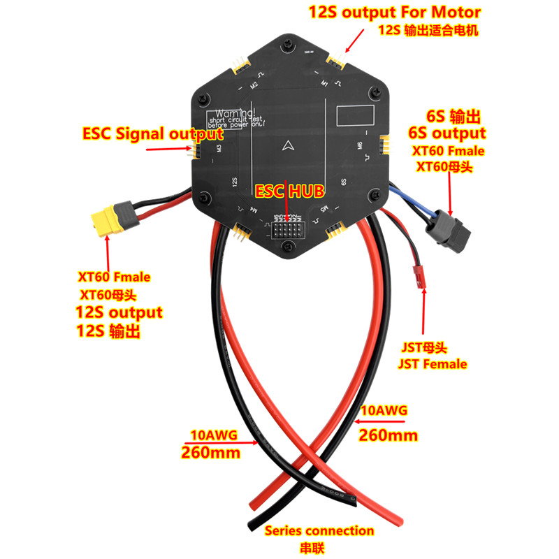 INNLOI DIY 150A 200A Drone Power Distribution Board For Heavy Load ...