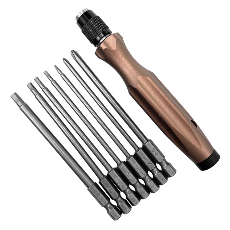 INNLOI DIY 7in1 Screws Driver Slotted Phillips Hexagonal Socket Cross ...