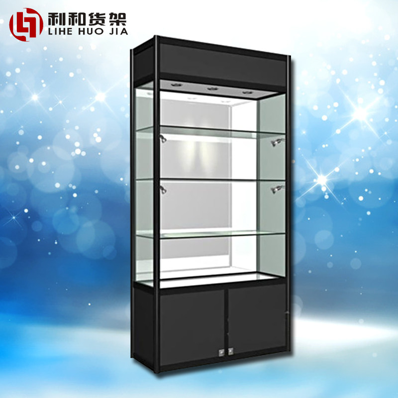 Thickened glass display cabinet sample display case product display ...