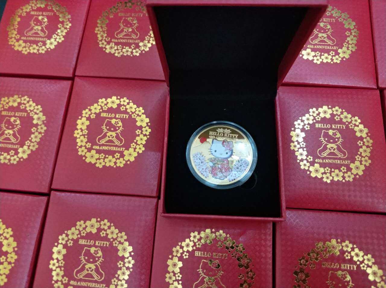 Buy Hello Kitty commemorative coin kitty40 Anniversary gold coin send ...