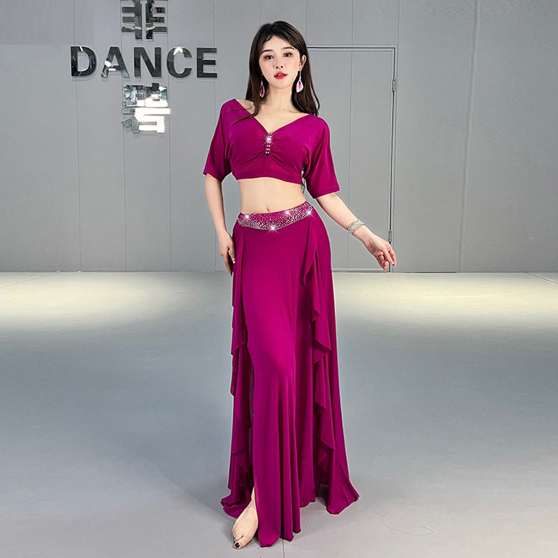 Summer sexy essentials! 2025 new mesh belly dance costume set 👗