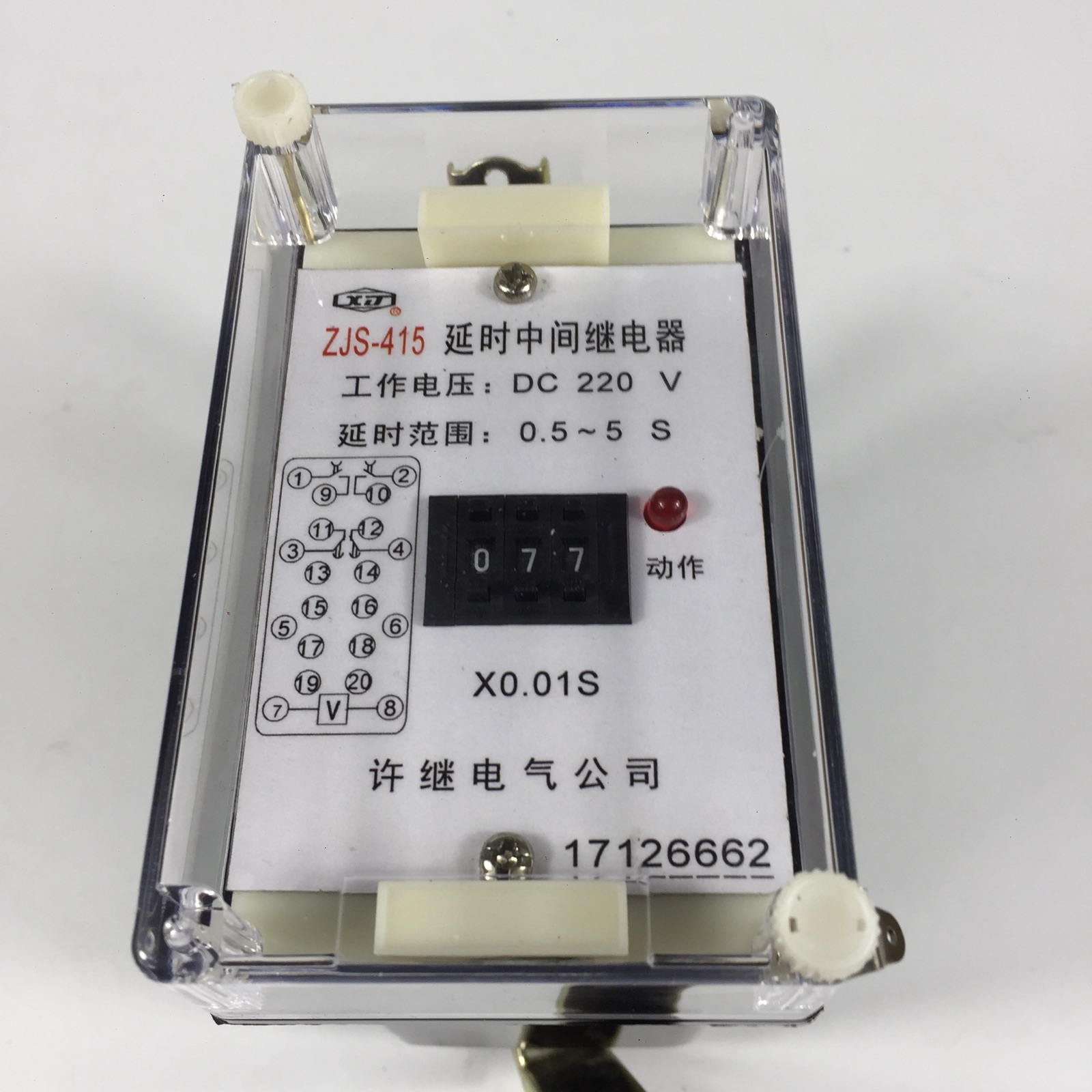 ZJS Static delay intermediate relay ZJS-411 412 413 414 415 611 612