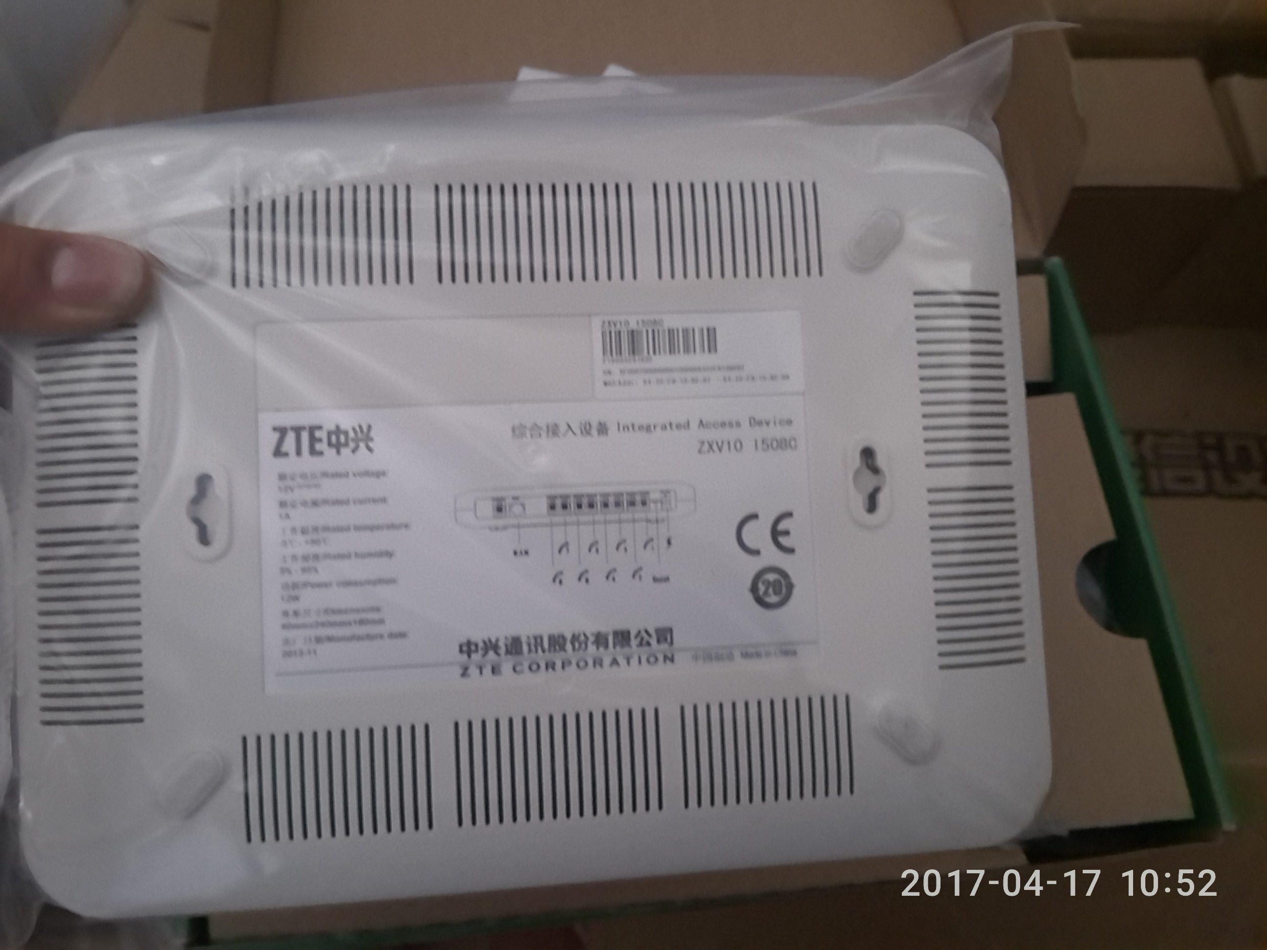 Купить Шлюз VOIP Компания ZTE zxv10 протокола i508c h248 8-портовый ...