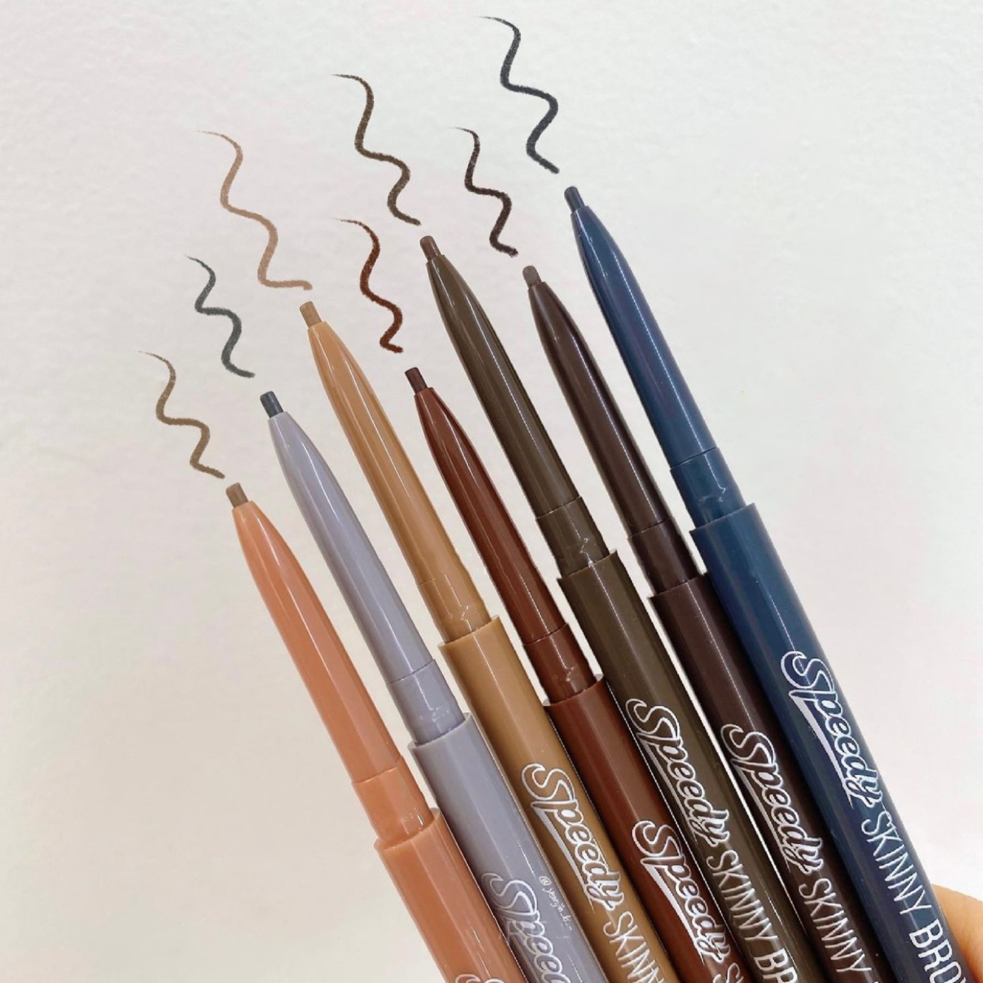 🌟 Korean peripera ultra-fine eyebrow pencil, long-lasting makeup, easy ...