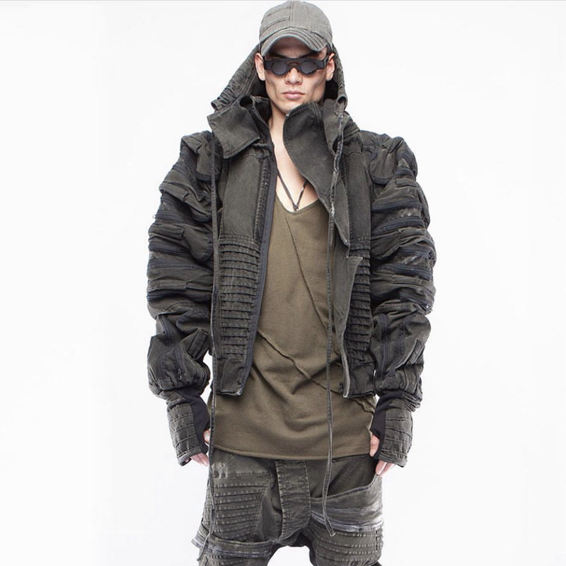 CHAUNK设计师先锋废土沙丘DEMO机能棉服：🔥街头潮流新宠，做旧立体袋彰显个性！ -棉衣-淘宝好物网