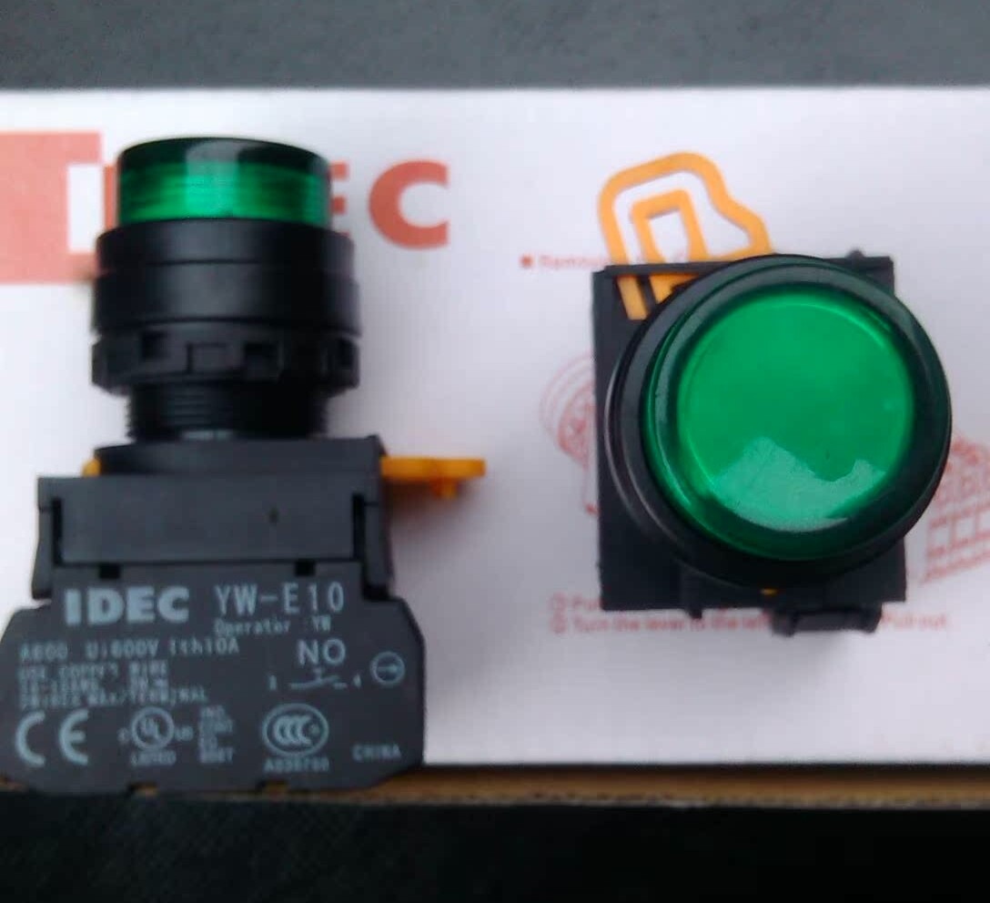 原裝和泉質保YW1L-M2E01Q0R 帶燈按鈕 YW-DE YW-E01 YW-E10 紅綠