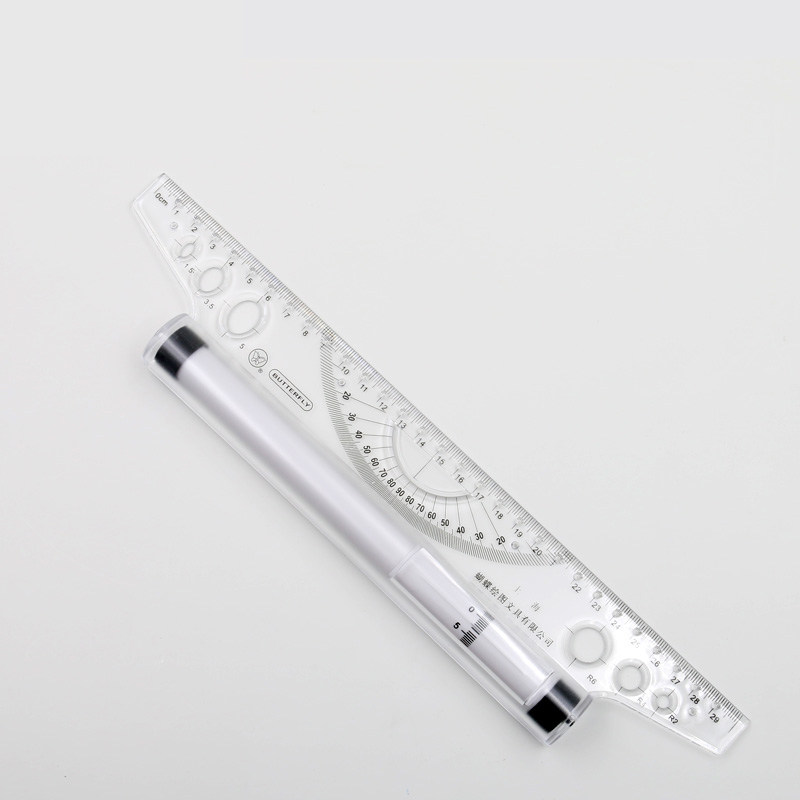 [USD 5.52] Butterfly design angle parallel ruler 30cm Balanced ruler ...