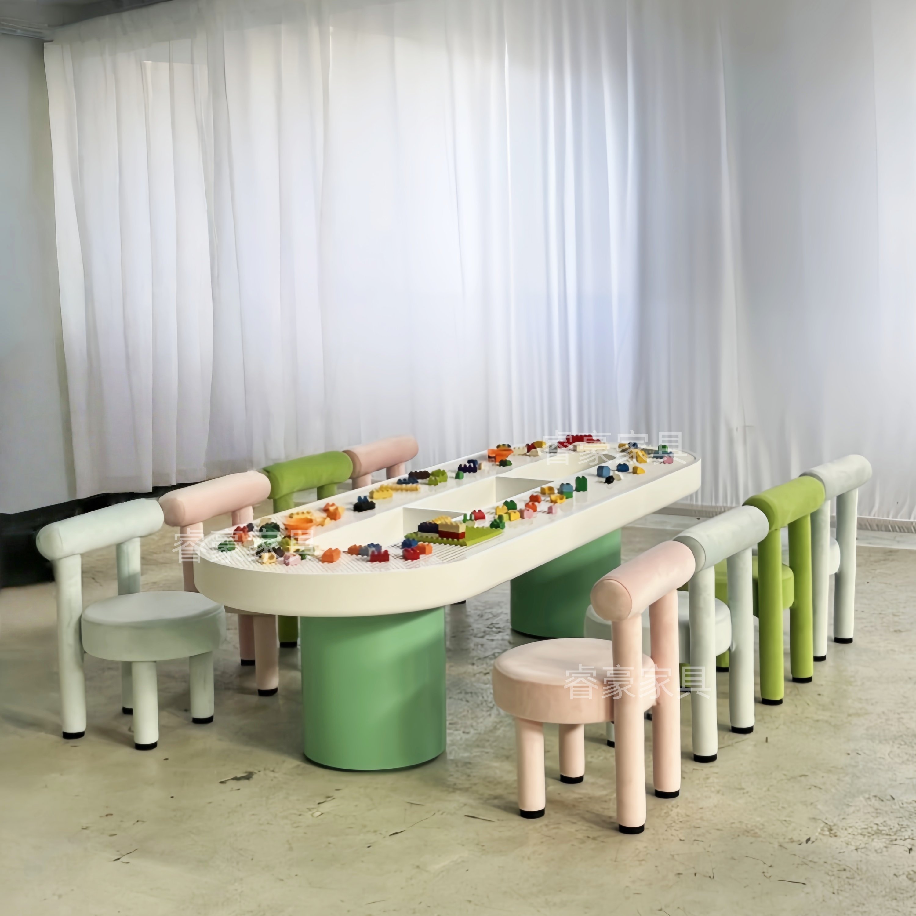 ZDH新品儿童益智积木桌：早教中心+游戏桌+学习书桌，一桌搞定孩子成长！-多功能玩具台-淘宝好物网