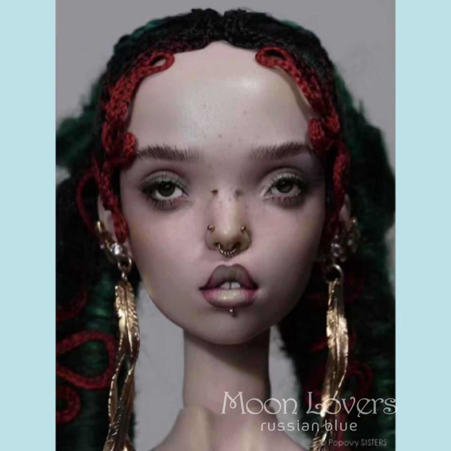 Popovy Sisters 娃娃BJD Quetzal eyes开眼 素体娃娃展示 已绝版