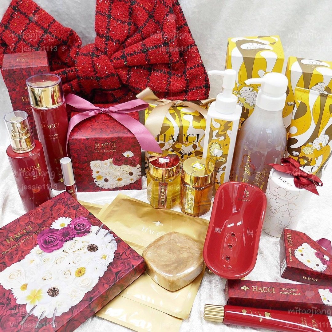 現貨 日本專櫃HACCI x Hello Kitty限定合作款潔面皁潤脣膏護手霜