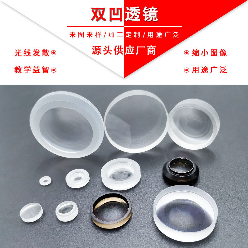 Can the concave lens really shrink small objects? depth evaluation of ...