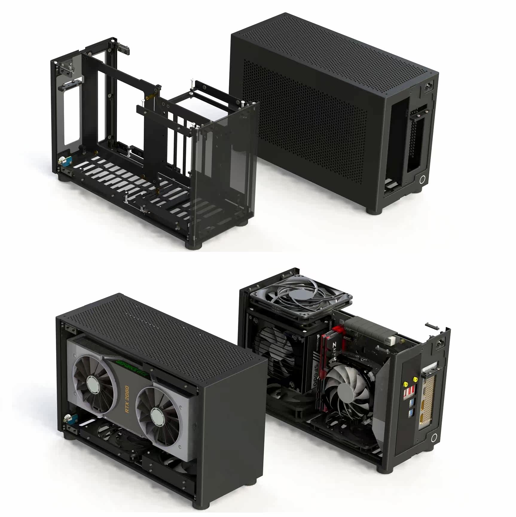 (3.16 in stock) ZS-A4 Computer Chassis Version V3.1 8.4L Volume All ...