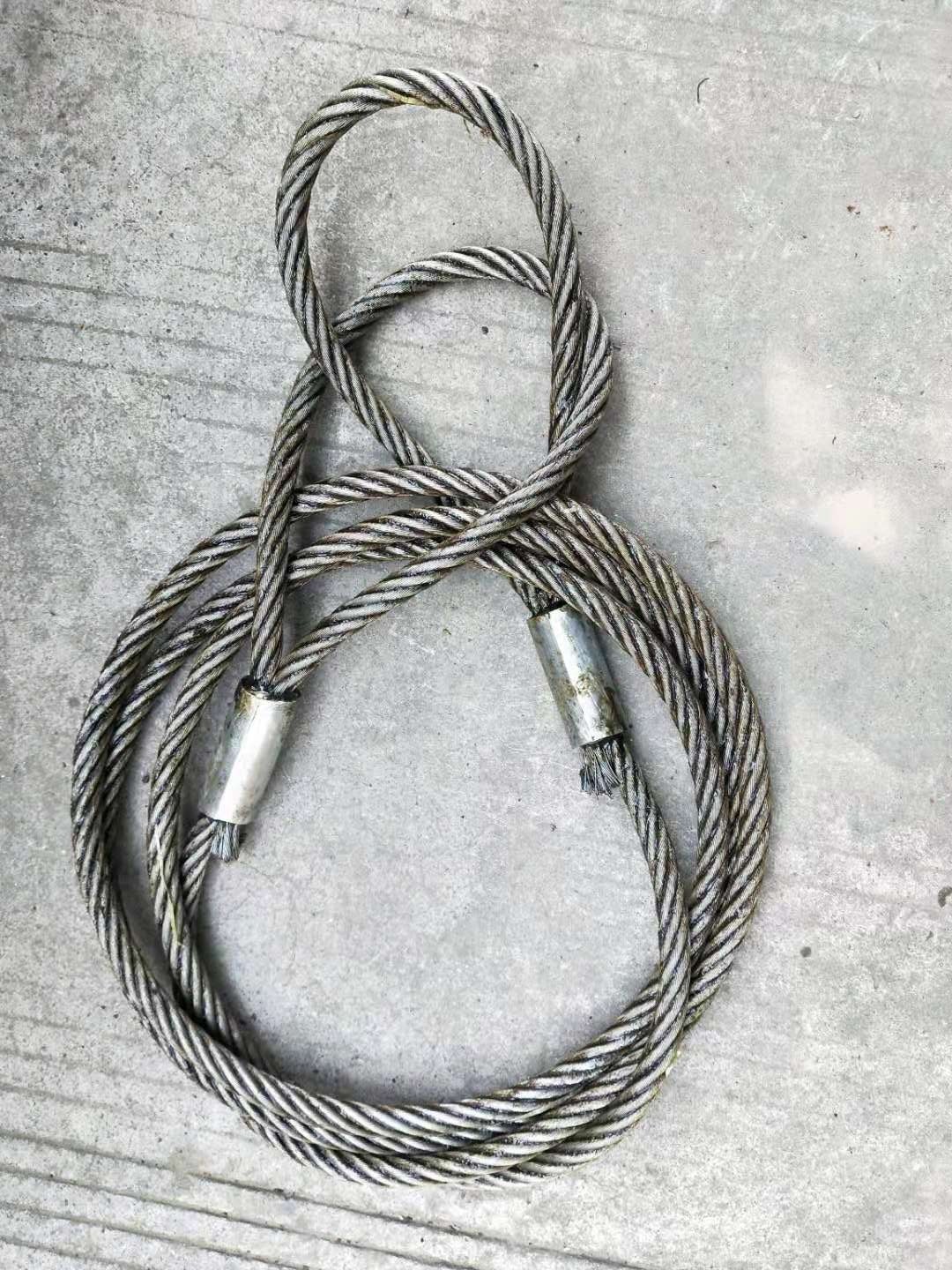 手工编织行吊塔吊装起重插编钢丝绳绳套26mm、28mm、30mm、32-65mm包邮，如何选择最合适的尺寸？-钢丝绳吊索-淘宝好物网