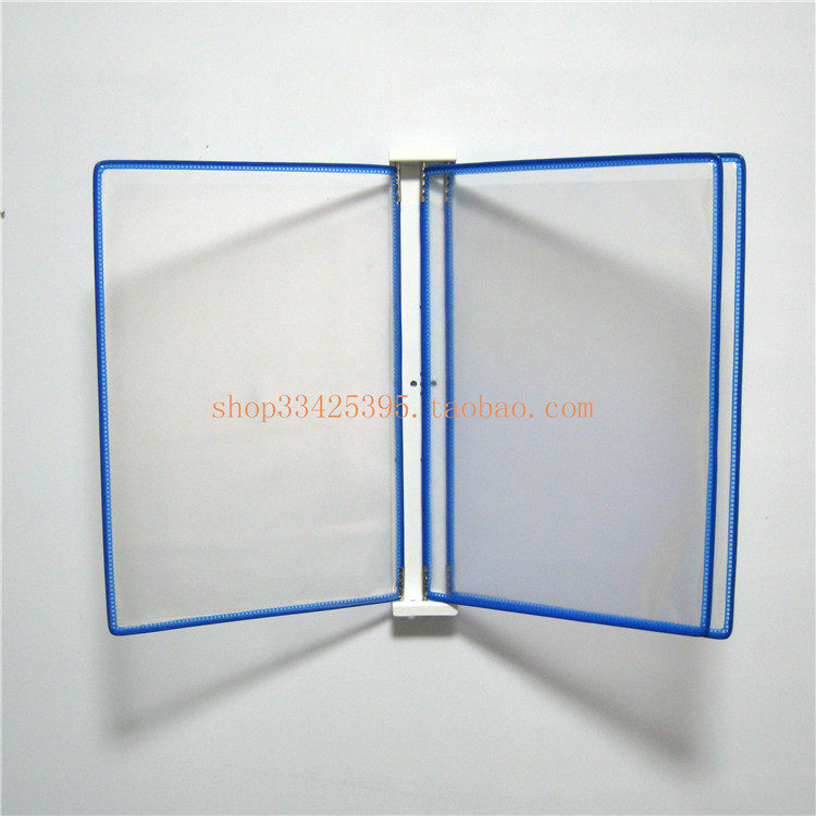 3-page SOP display stand Standard operation instruction book Wall ...