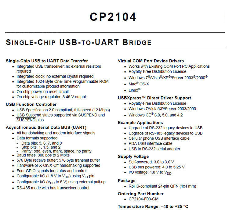 CP2104模块 USB TO TTL USB转串口模块UART STC下载器 刷机线-阿里巴巴
