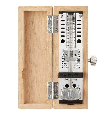 德国WITTNER机械式原木色节拍器：钢琴考级专用节拍器该怎么选？-节拍器-淘宝百科网