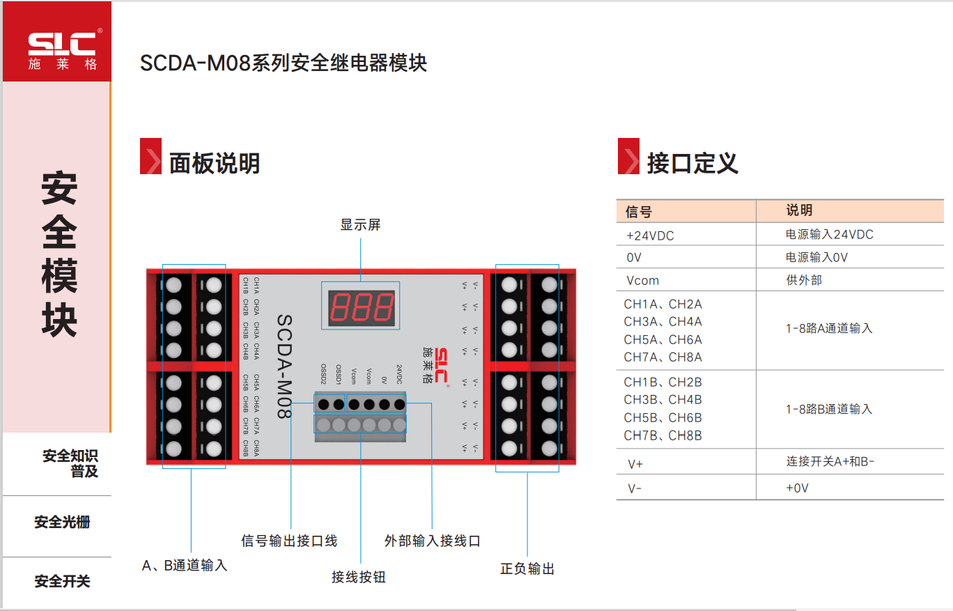 施莱格SLC SCDA127R SCDA127R/N 安全继电器模块-阿里巴巴