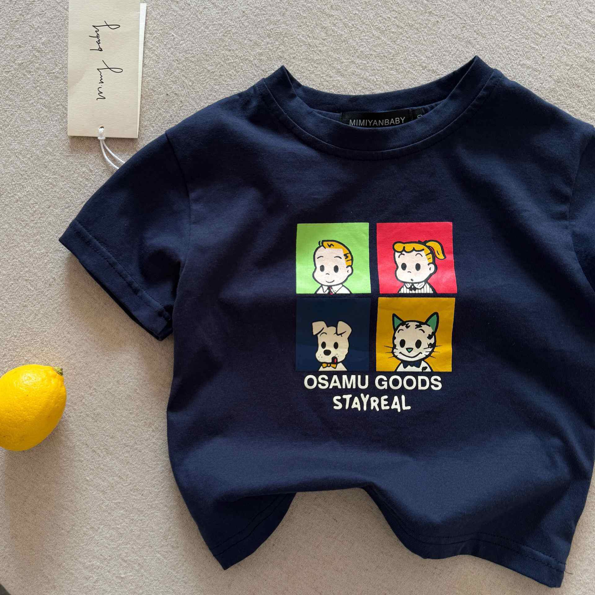 Chenma Children's Short Sleeve 2025 Summer Boys and Girls Japanese ...