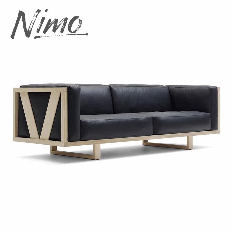 Купить Кожаные кресла и диваны nimo尼摩 frame sofa by johannes ...