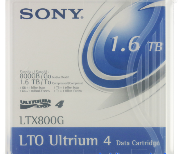 SONY LTO4数据磁带 SONY LTX800G 800GB/1.6TB备份磁带