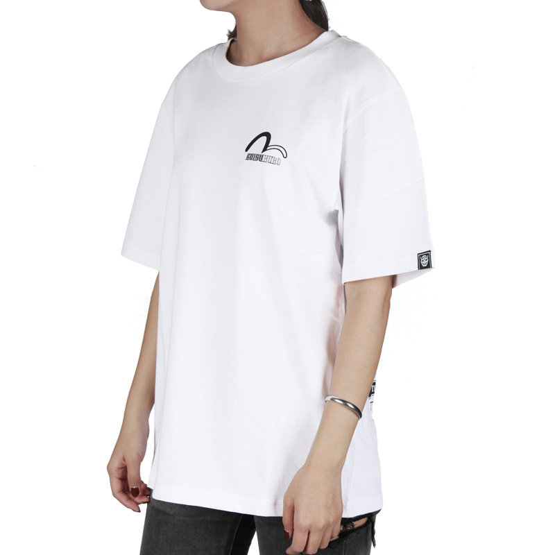 EVISU EVISUKURO 19SS men and women with the same pattern printed short ...