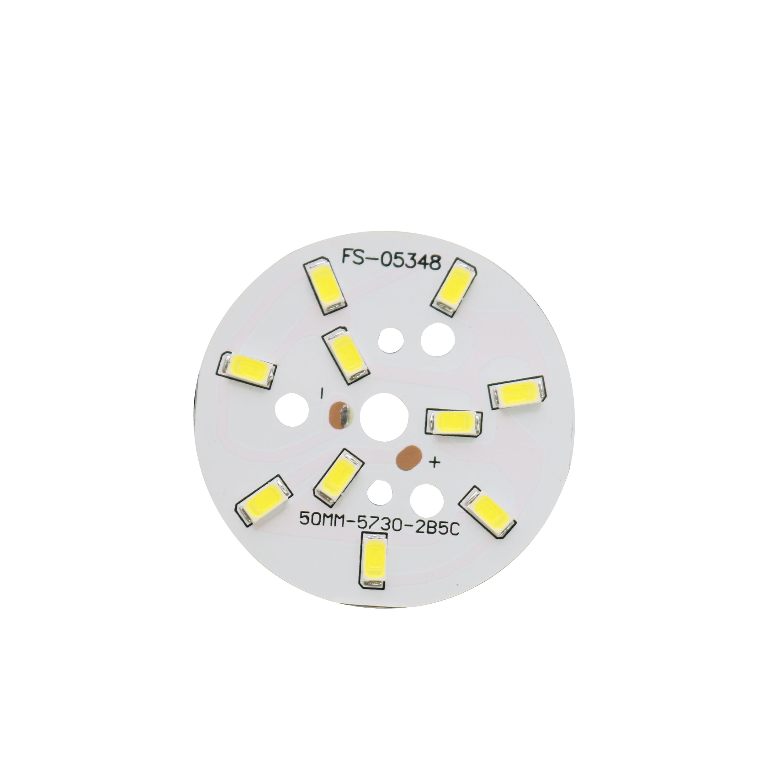 LED SMD light source 5730-2B5C-5w-10 LED downlight restaurant chandelier crystal lamp plate ...
