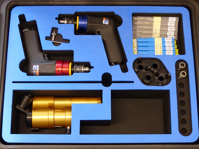 AIRCRAFT STRUCTURAL REPAIR Capaero CompDrill Kit CDK-3