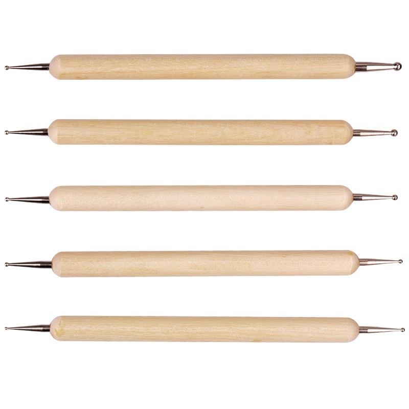 [USD 10.12] Wooden Indentation Pen Round Tip Indentation Pen Pressing ...