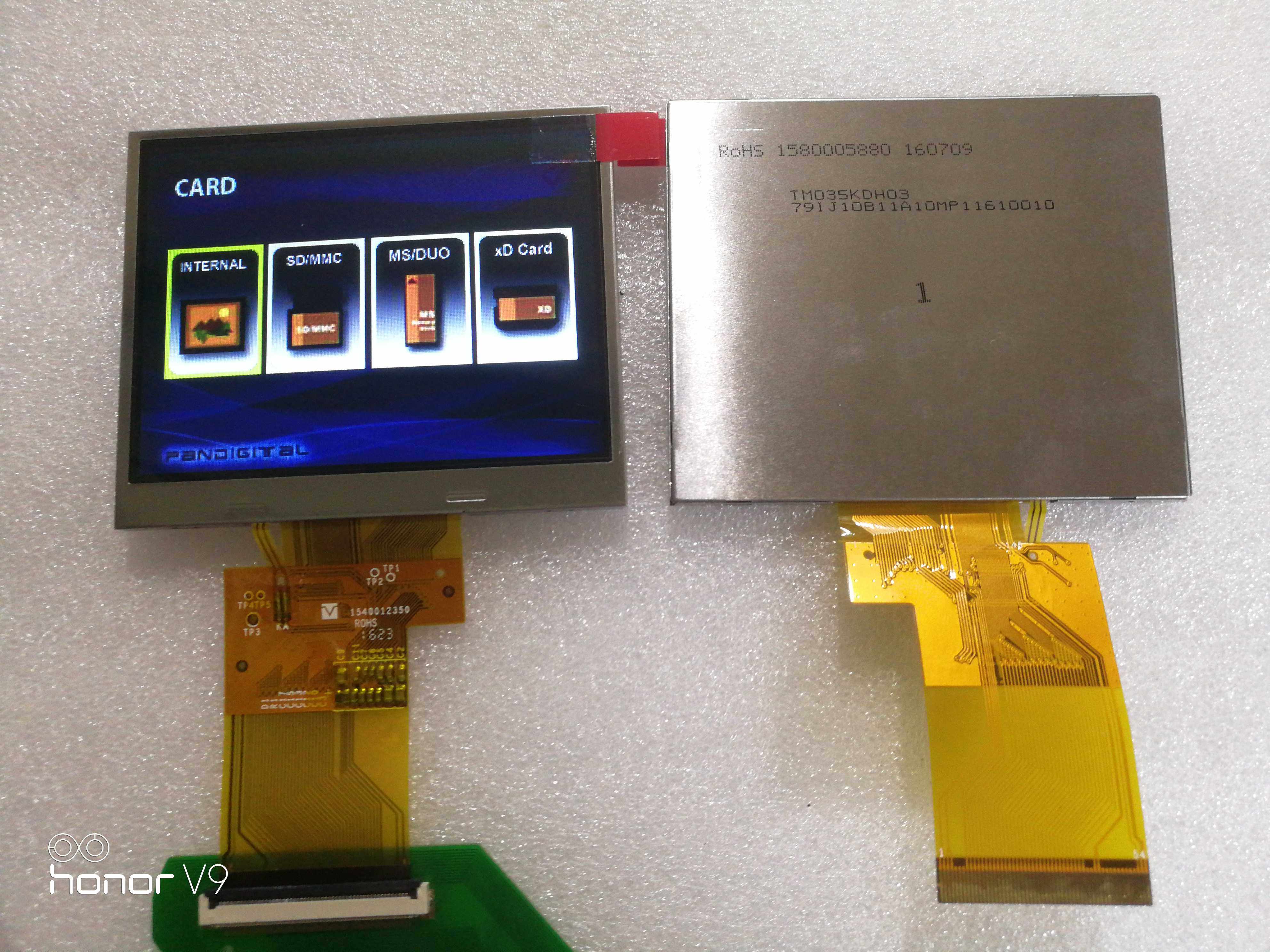 New original Tianma 3 5 inch LCD screen TM035kDH03791J10BV11A10MP11610010