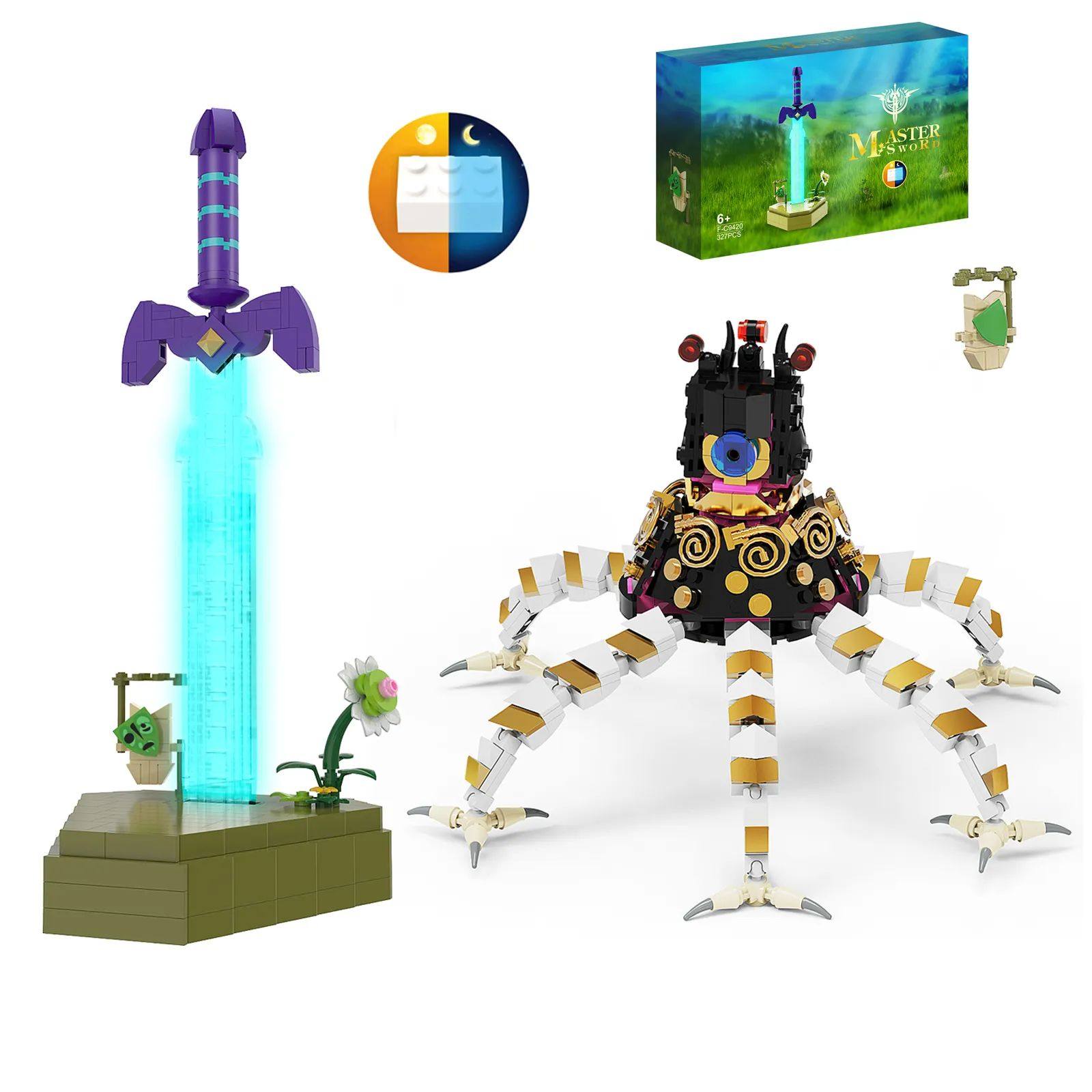 BuildMoc Breath Of The Wild Guardian Building Blocks Set For