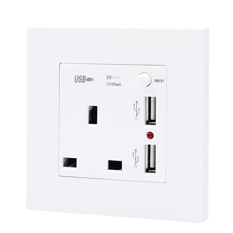 Hong Kong Macau 13a British Outlet with USB Cell Phone Charging British ...