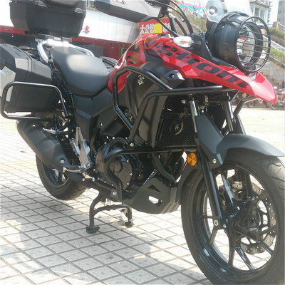 Applicable Suzuki DL250 fully enclosed front bumper fall-proof rear ...