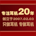 金耳机二十年老店 只做耳机 专做耳机