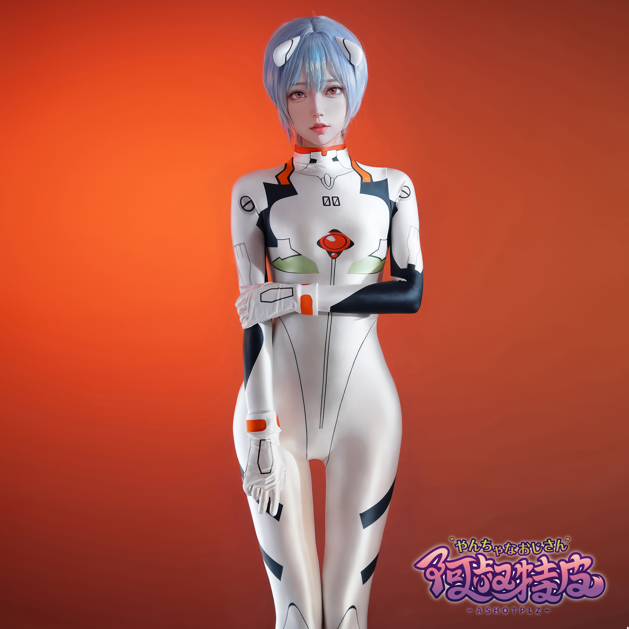 新世纪福音战士cos油亮连体战斗服 eva绫波丽系列cosplay日本动漫-Taobao