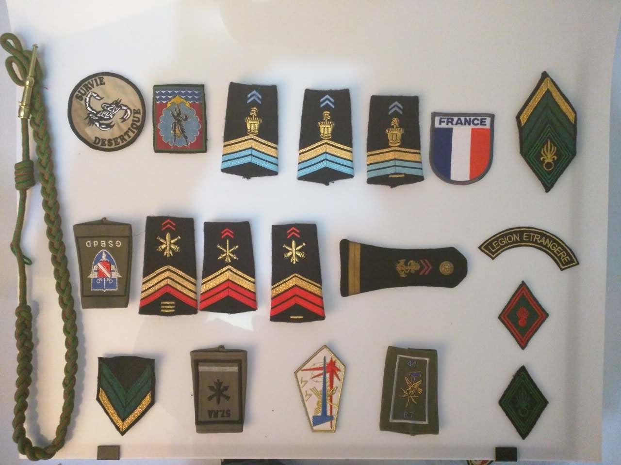 [USD 18.95] French Foreign Legion Military Edition Chest Arm Rank FELIN ...