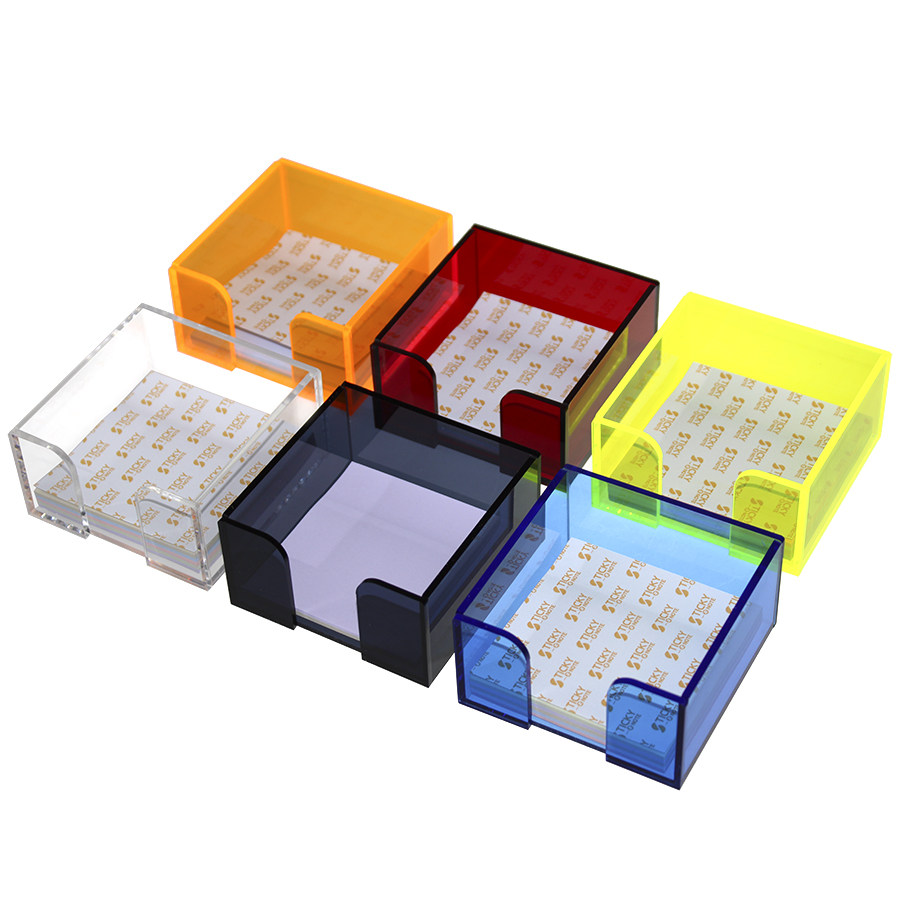 Creative acrylic note box, your desktop storage handy gadget? office ...