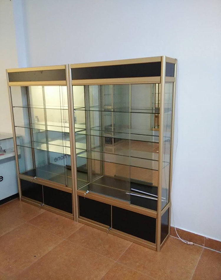 展柜 玻璃展示柜展柜定样品产品展示柜 手机柜台礼品饰品展柜深圳-阿里巴巴