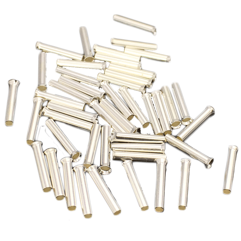 EN6012管型裸端子 針形冷壓接線端子 管式小黑夾紫銅裸銅管銅接線端子