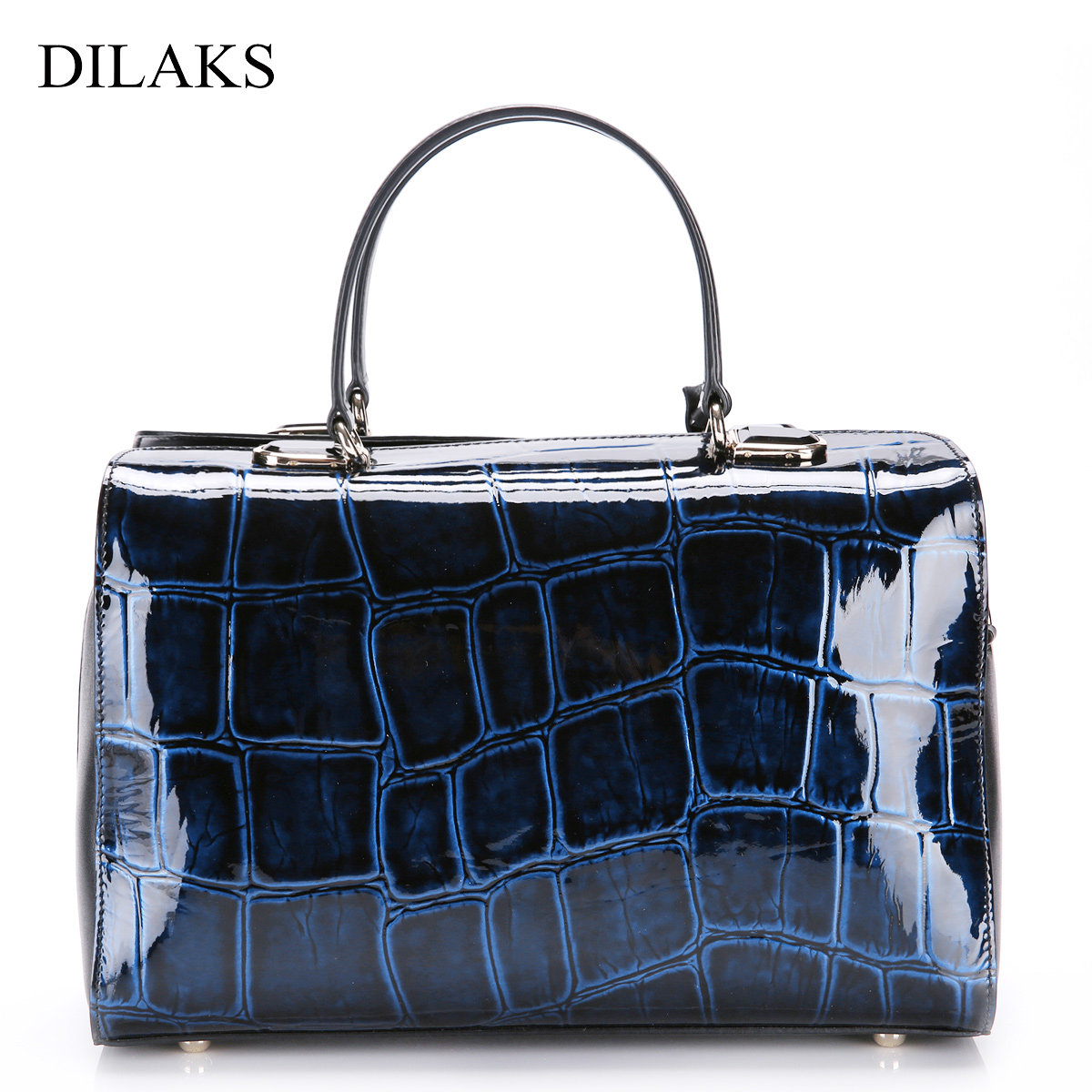 Купить Сумка dilaks迪莱克丝鳄鱼纹牛皮手提包波士顿单肩包真皮女包大包包 3d 22173 в интернет ...