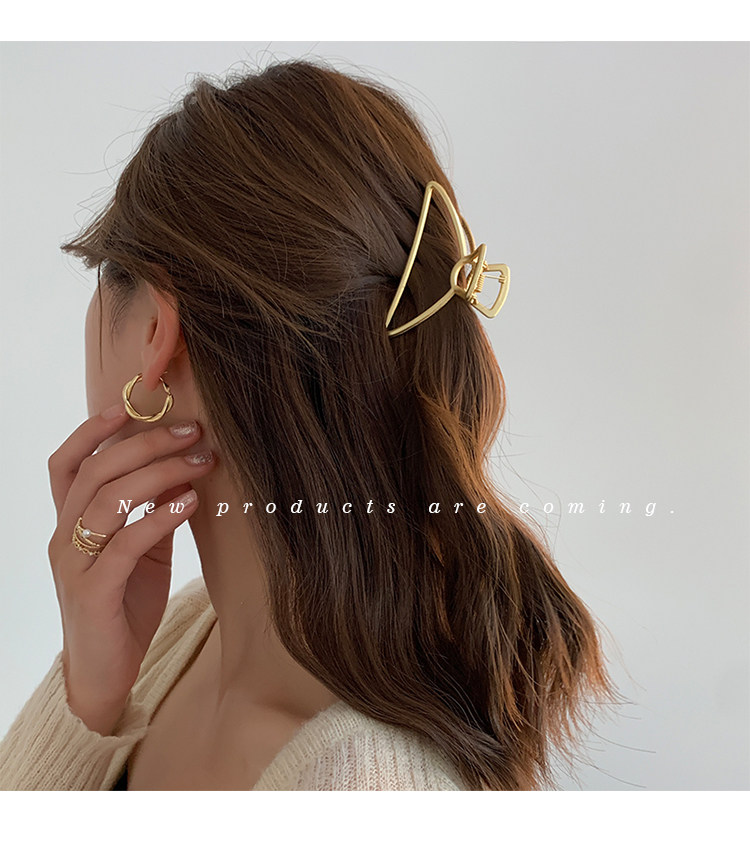 Wholesale french metal shark hair clip - Nihaojewelry