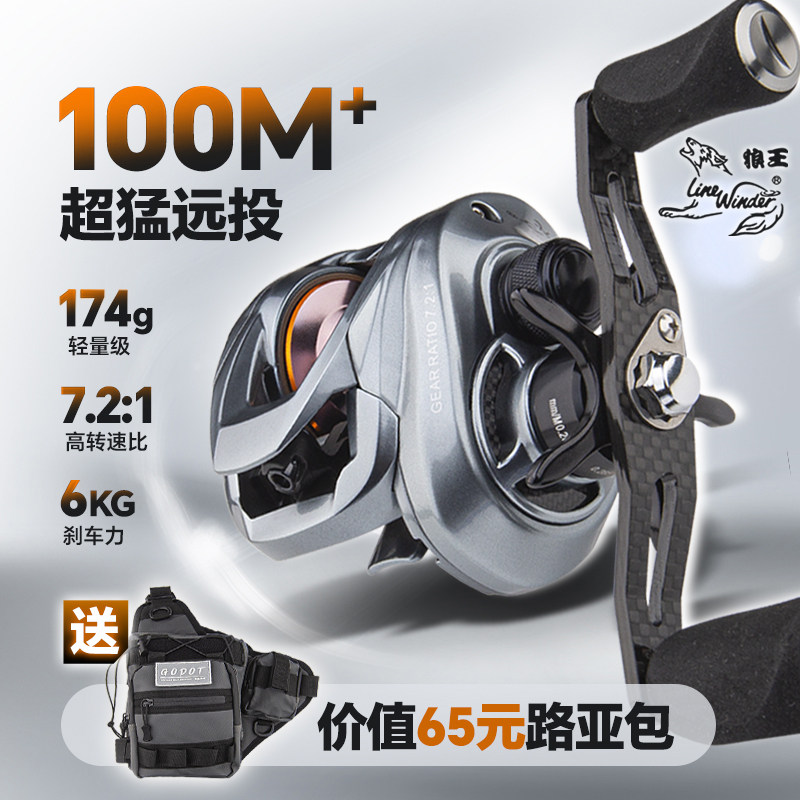🎣 Wolf king carbon cube iii lure reel: embark on your advanced fishing ...