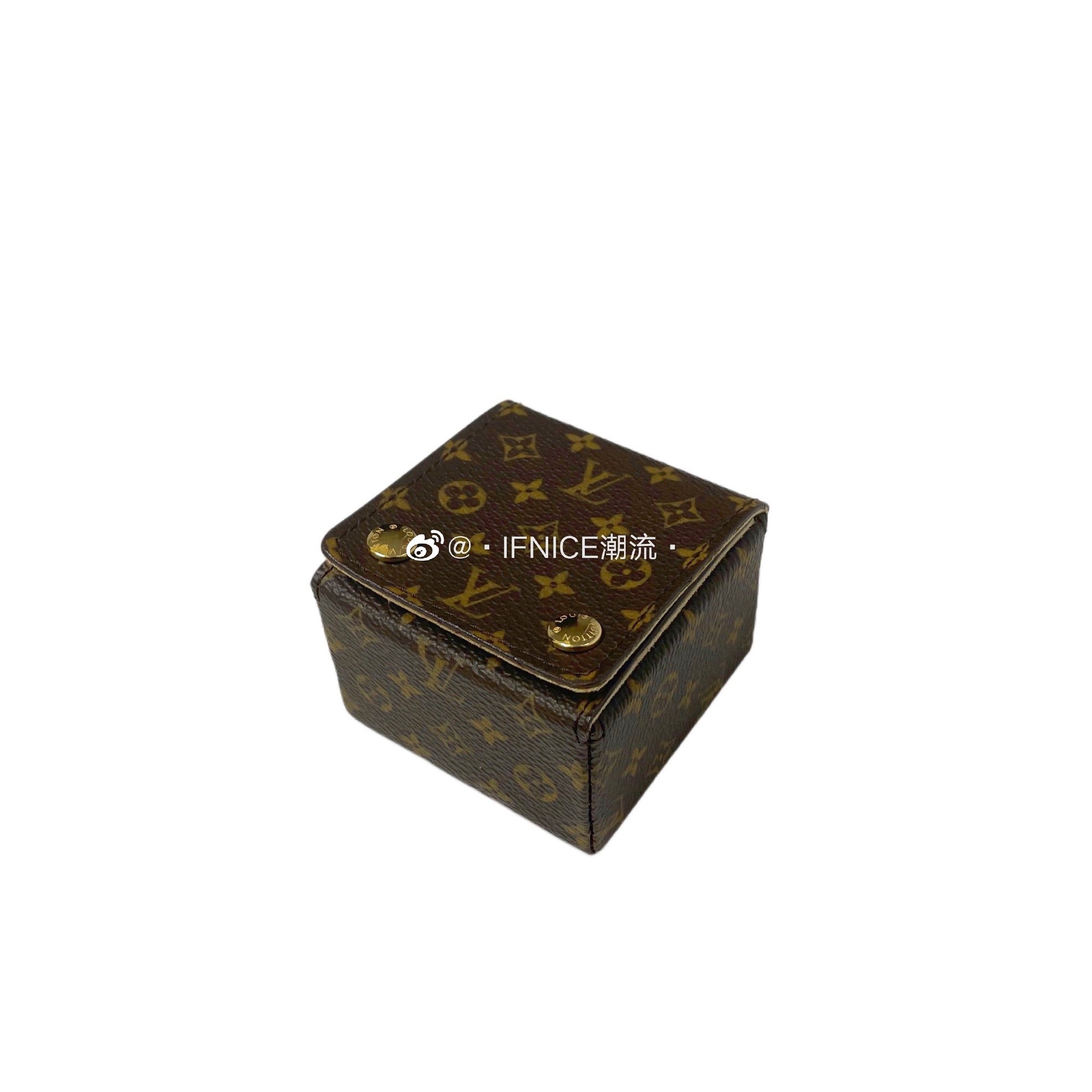 【现货】Louis Vuitton LV 老花 小方盒 首饰盒 戒指盒-Taobao