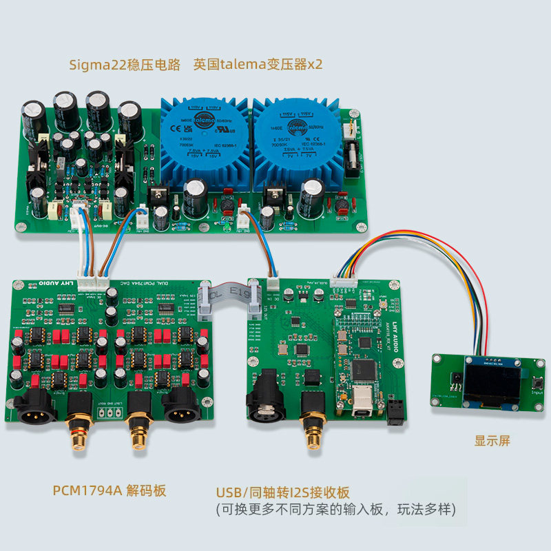 双PCM1794A x2 DAC平衡解码板USB同轴发烧解码器套件：音频发烧友的终极梦想！-解码器-淘宝百科网