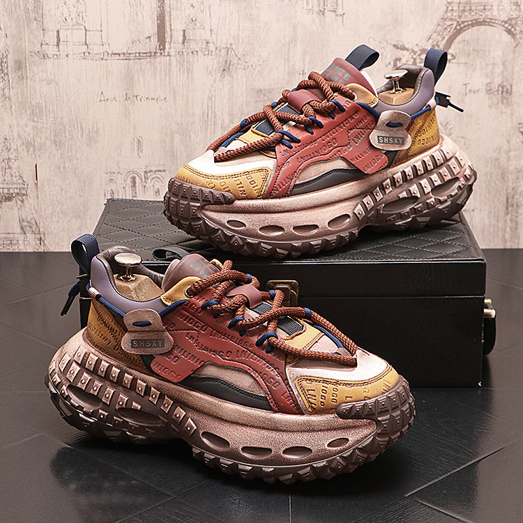 2025 new men's dad shoes: recommended! | chunky sole height boost ...